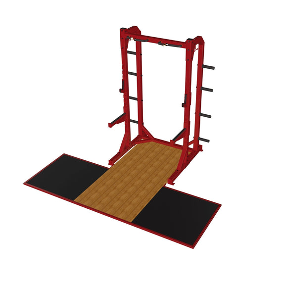 Home Half Rack With Weightlifting Platform